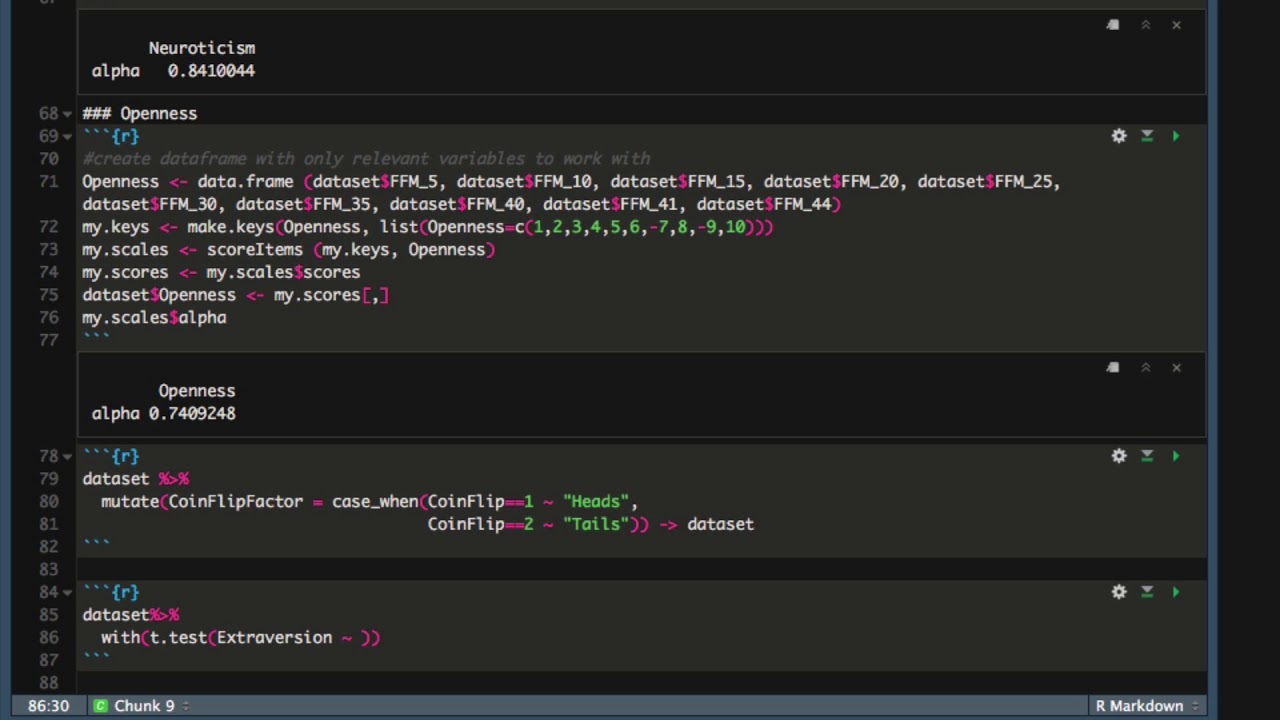 Rstats: independent samples t-tests with R - YouTube