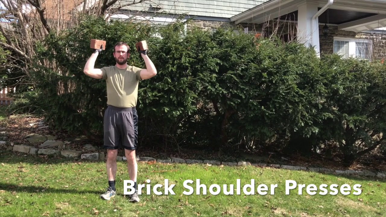 The Brick Shoulder Press Exercise - YouTube