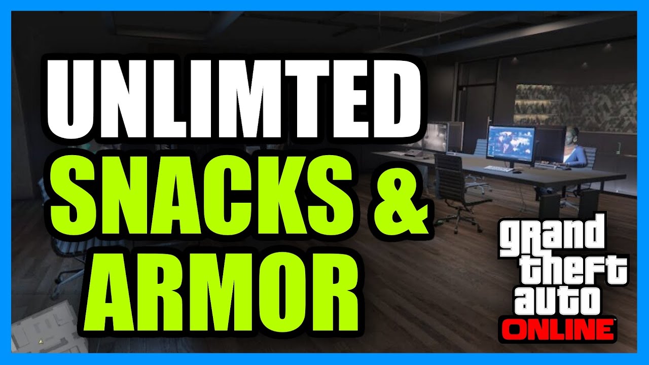 How to Get UNLIMITED Snacks & Armor from the Agency in GTA Online (Fast ...