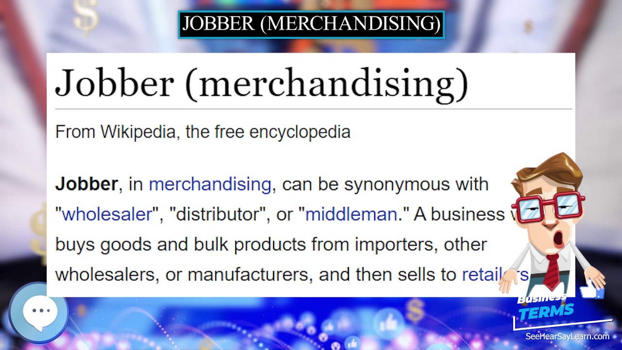 Jobber merchandising 📈💲 BUSINESS TERMS 💲📉 - YouTube