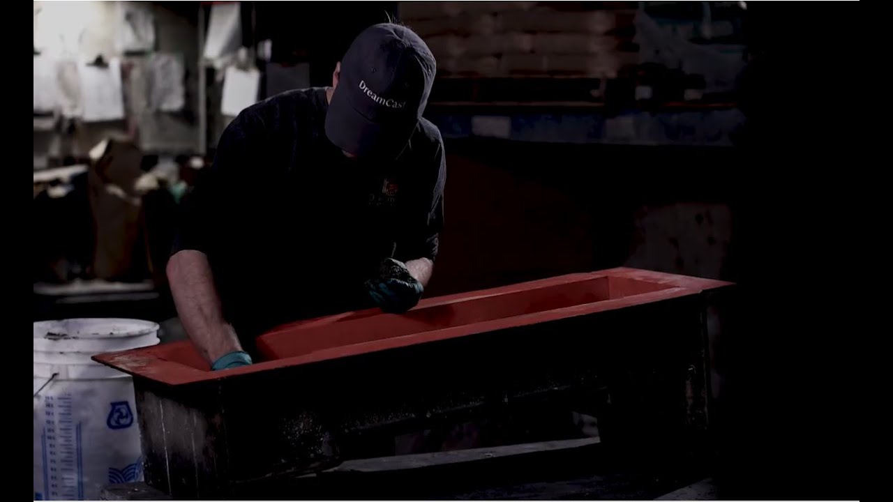 DreamCast Design - Artisanal Concrete Fire pits and Mantels - YouTube