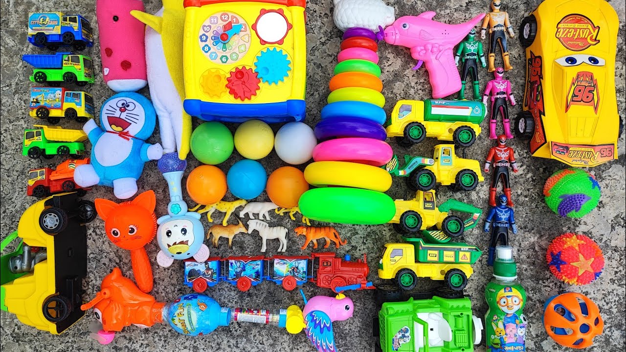 Mencari Mainan Anak Kereta Api, Mobil Balap, Doraemon, Bola WarnaWarni ...