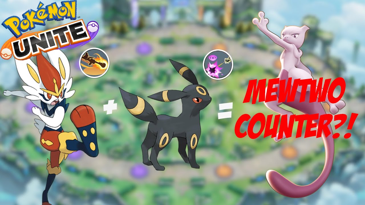 Cinderace + Mean Look Umbreon = Mewtwo COUNTER?! - Pokemon Unite - YouTube