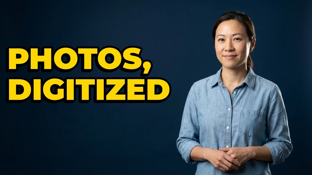 What Is The Easiest Way To Digitize Family Photos? - YouTube