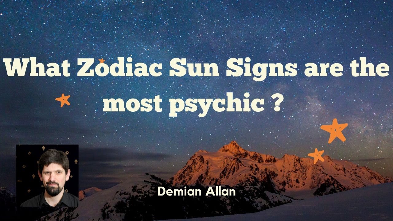 What zodiac sun signs are the most psychic? #psychic #zodiacsunsigns # ...