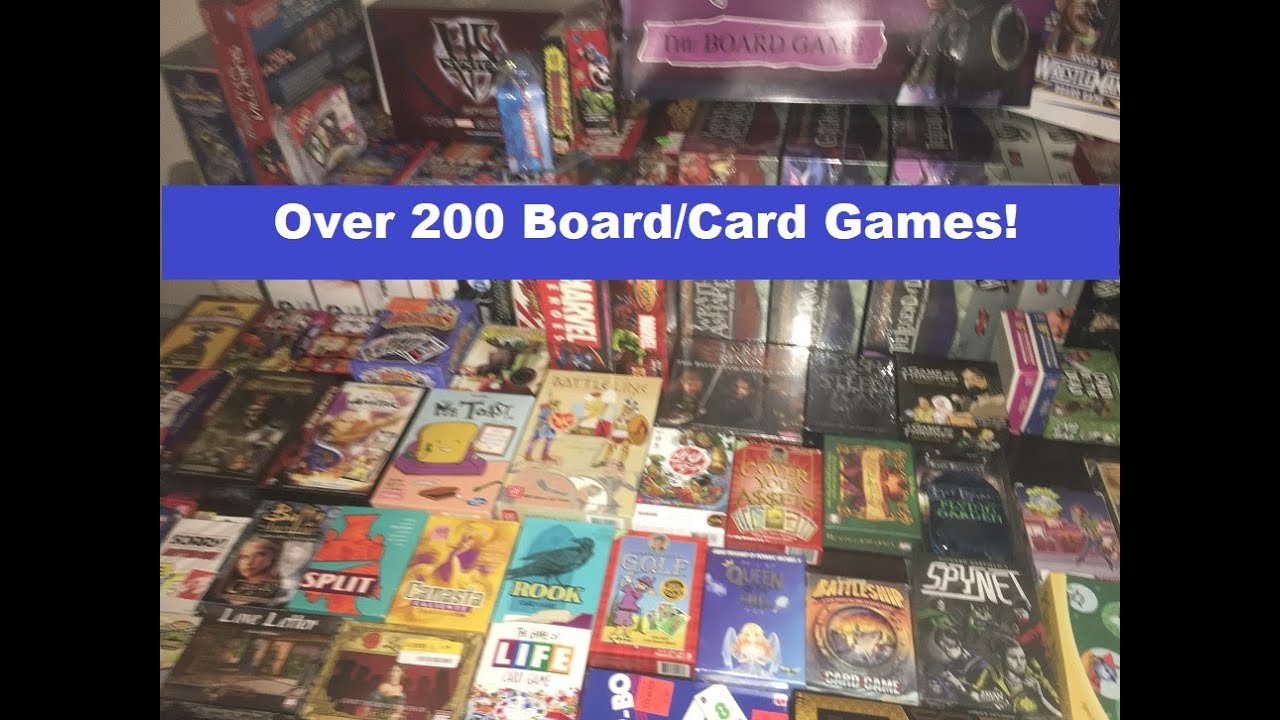 My Board Game/Card Game Collection - YouTube