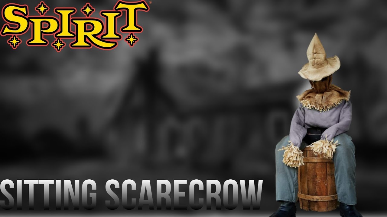 sitting Scarecrow | BACK IN STORE - YouTube