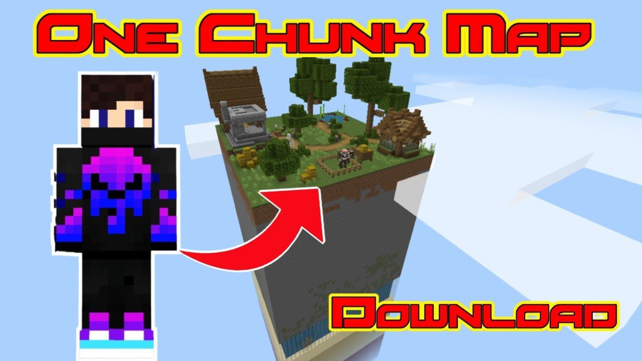 Minecraft One Chunk survival map Download link 🔗 - YouTube