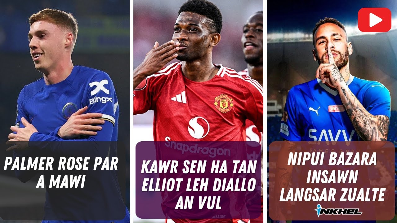 Kawr sen ha tan Elliot leh Diallo an vul, Palmer rose par a mawi, Nipui ...