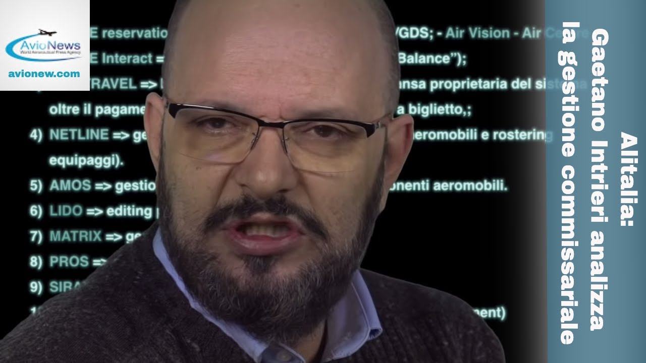 Alitalia: Gaetano Intrieri analizza la gestione commissariale - YouTube