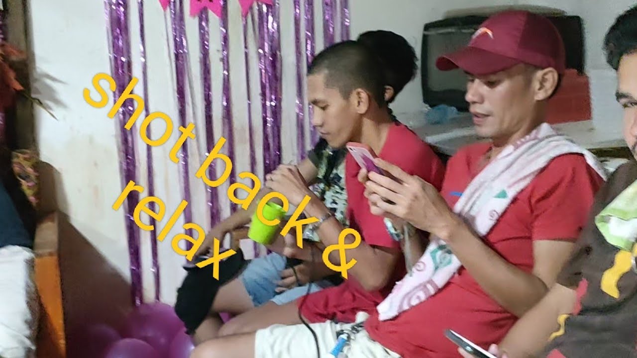 karaoke tagay muna shot back & relax mga kagupit.... - YouTube