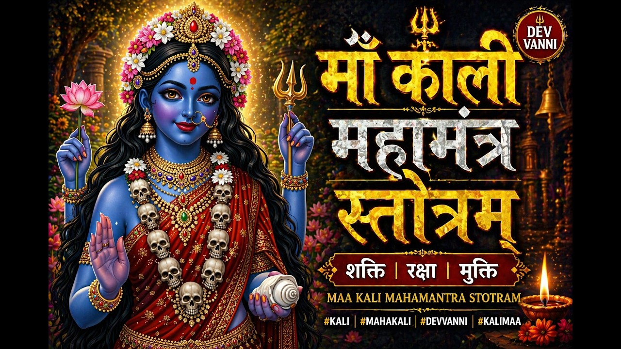 Maa Kali Mahamantra Stotram #kali #mahakali #devvanni #kalimaa - YouTube