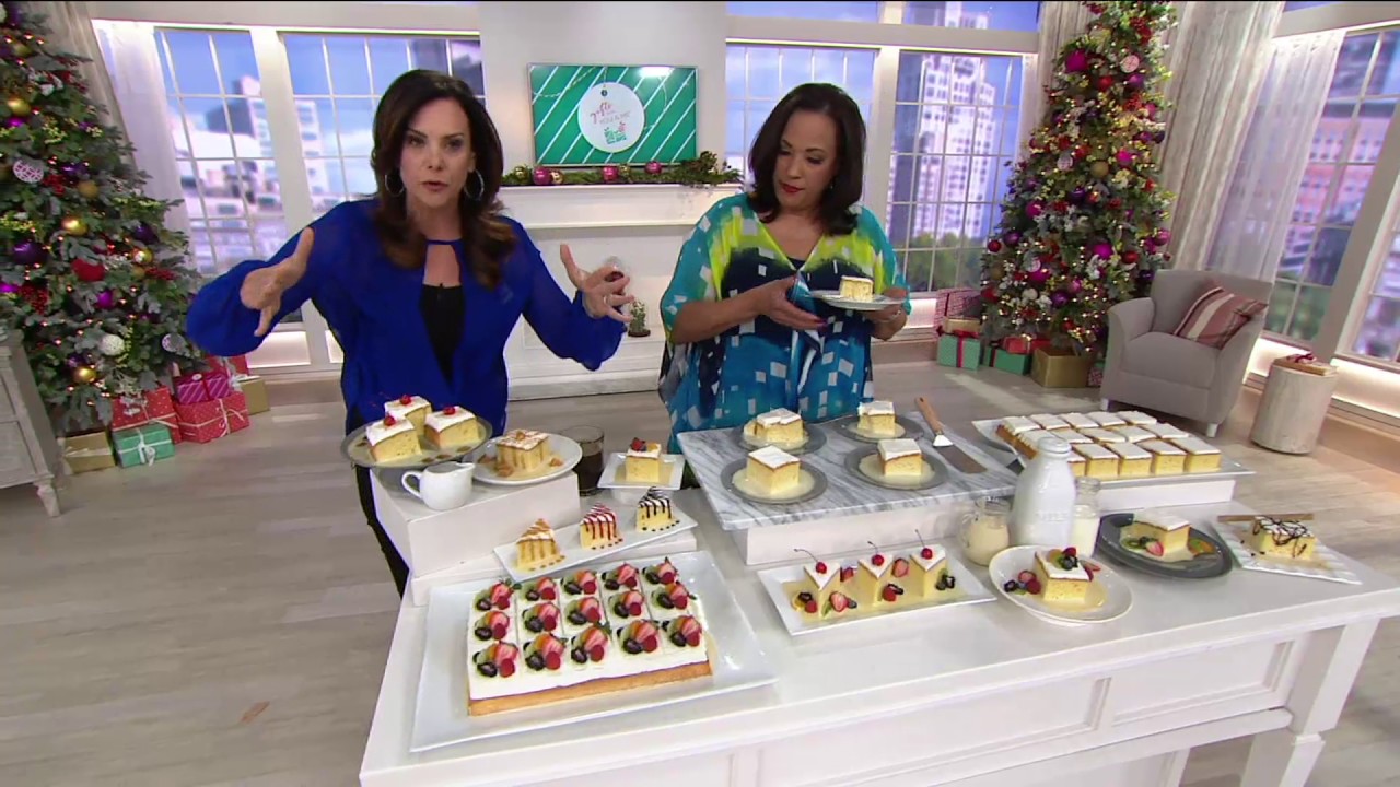 Sweet Sofia's Bakery 5.5 lbs. Tres Leches Cake on QVC - YouTube
