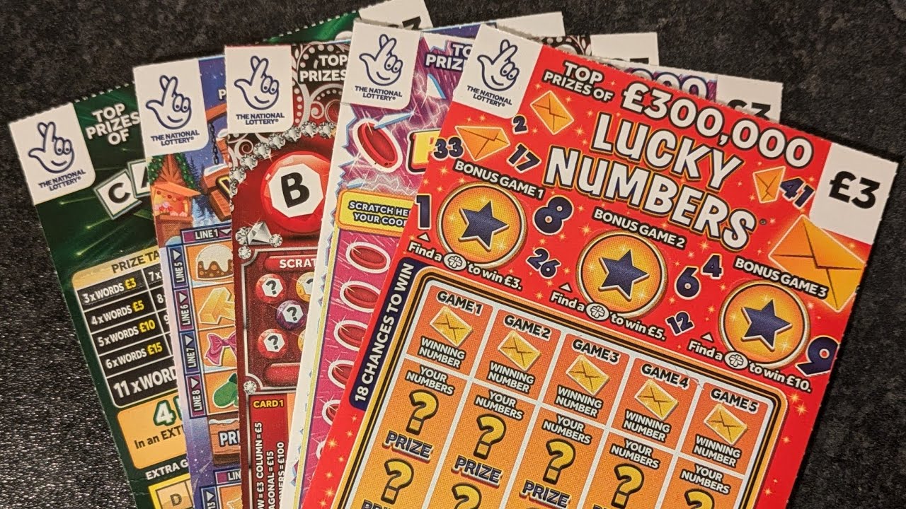 £15 Mix of £3 Allwyn UK National Lottery Scratch Cards - YouTube