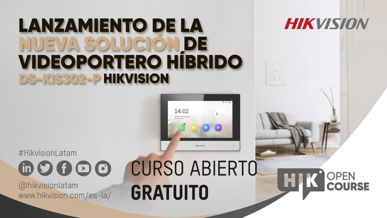 Open Course kit híbrido de videoportero de Hikvision - YouTube