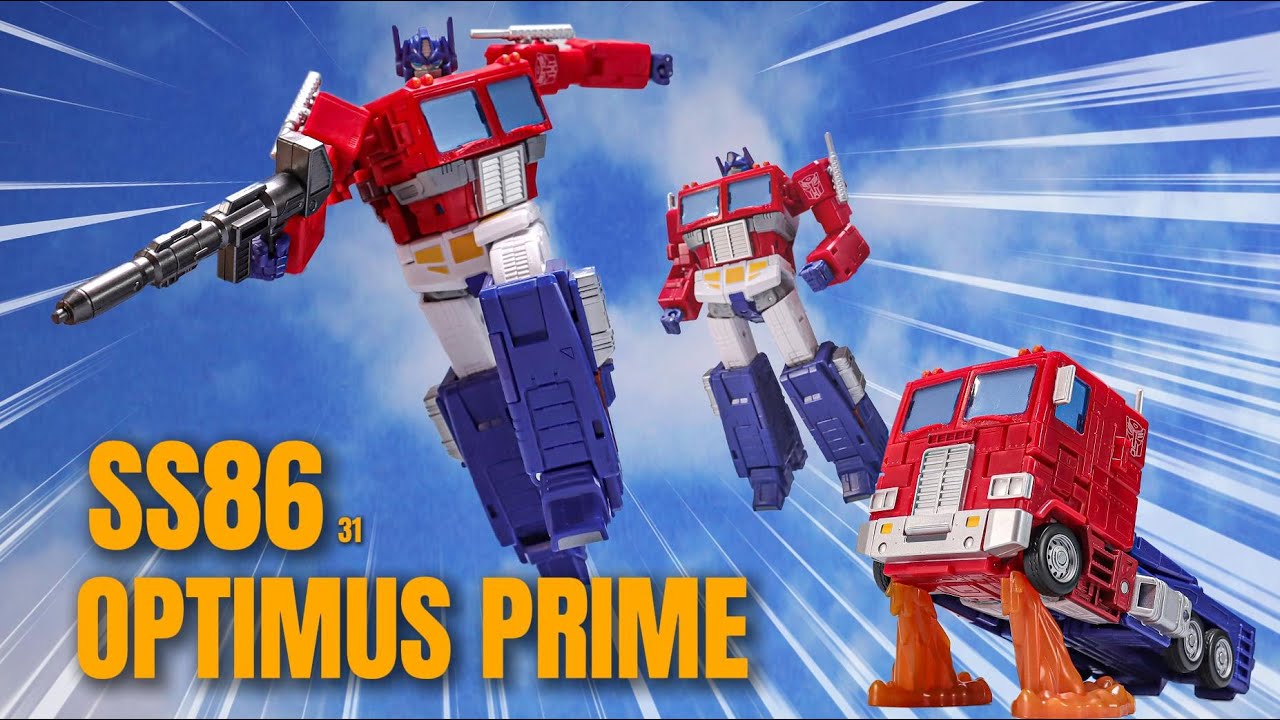 Transformers SS86 Optimus Prime Commander class stop motion and review ...
