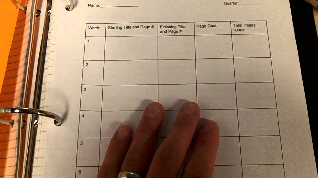 Binder Set Up 001 - YouTube