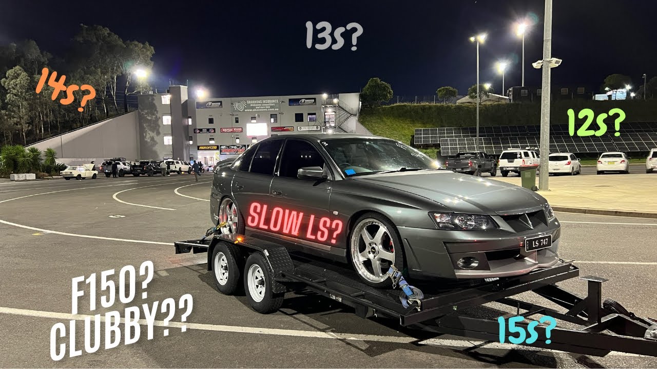 VY Clubsport Drag Racing! 1/4 mile - Basic LS1 Setup - YouTube