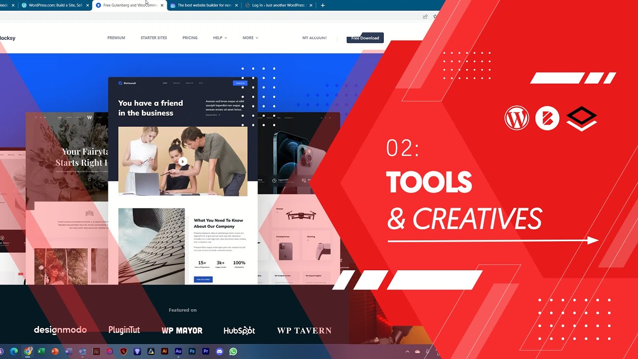 02: Tools to build your Site: WordPress, Blocksy, Brizy, and Freepik 🔹 WordPress Starter Course ...