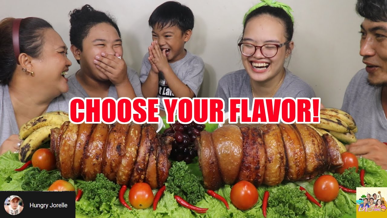 ULTIMATE CRISPY LECHON PORK BELLY (SHRIMP STUFFED + SPICY) FILIPINO ...