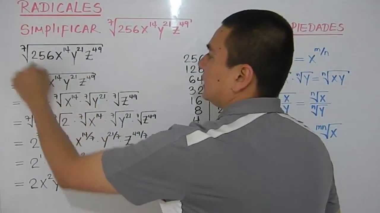 Cómo simplificar radicales Ejemplo 1 - YouTube
