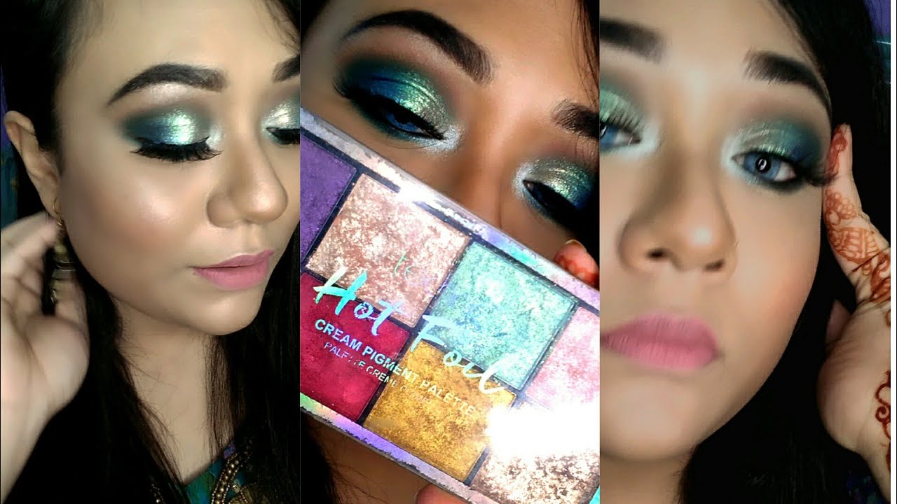 Eidlook 1 with Technic Hot Foil cream pigment palette. - YouTube