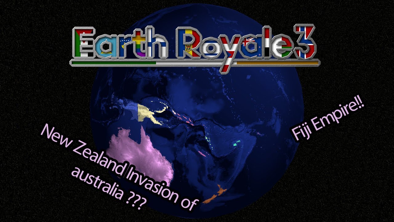 Oceania Battle Royale timelapse Round 2 (EarthRoyale 3) - YouTube