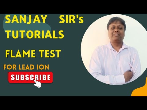 Flame test for lead ion #flame#chemistry #jee #neet #lead #exam - YouTube
