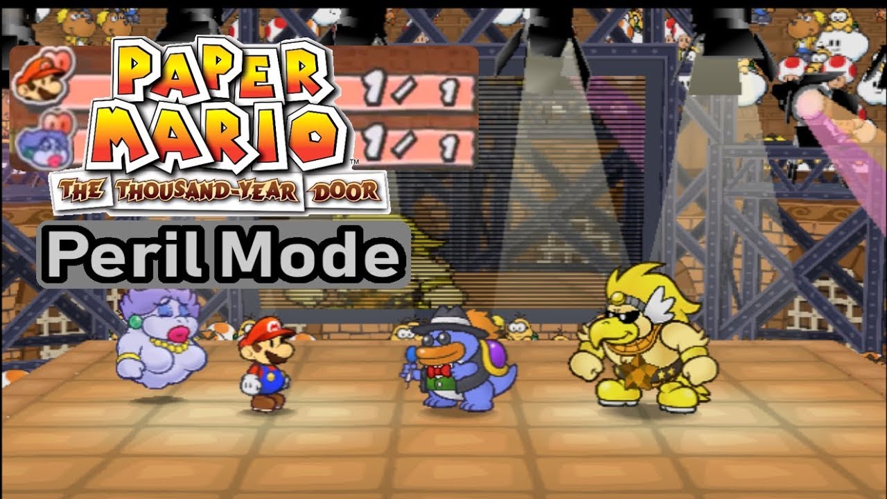 Paper Mario: TTYD - Rawk Hawk - Peril Mode - YouTube