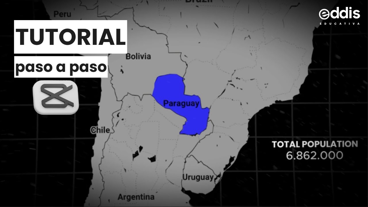 Cómo crear una animación de mapa en CapCut - YouTube