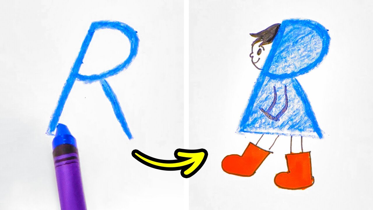 COOL DRAWING TRICKS FOR BEGINNERS - YouTube