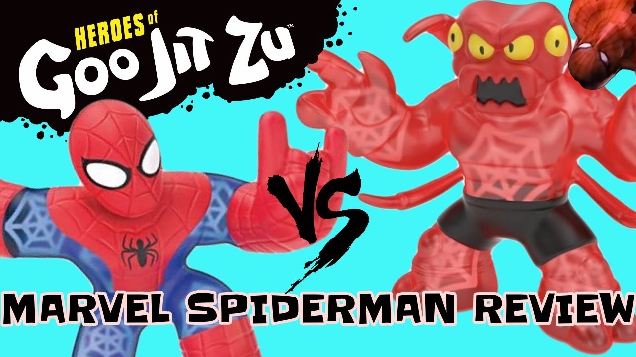 Moose Marvel Heroes of Goo Jit Zu Toyline Series 1 SPIDERMAN Review ...