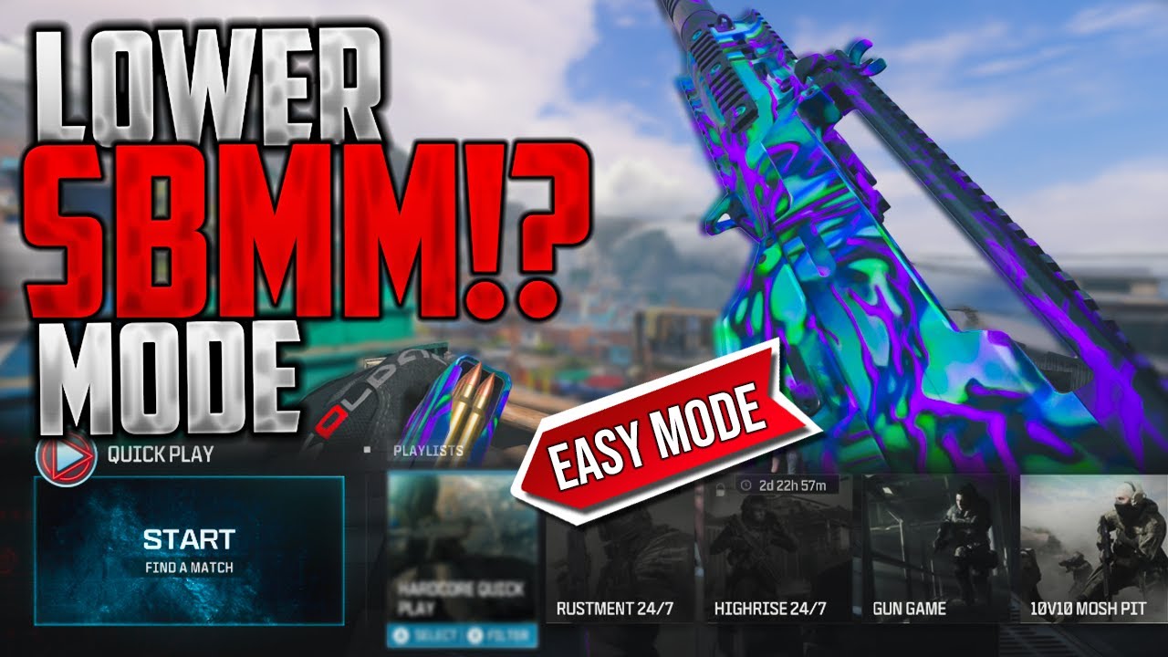 THIS MODE LOWERS SBMM - EASIER LOBBIES IN MW3! - Modern Warfare 3 ...