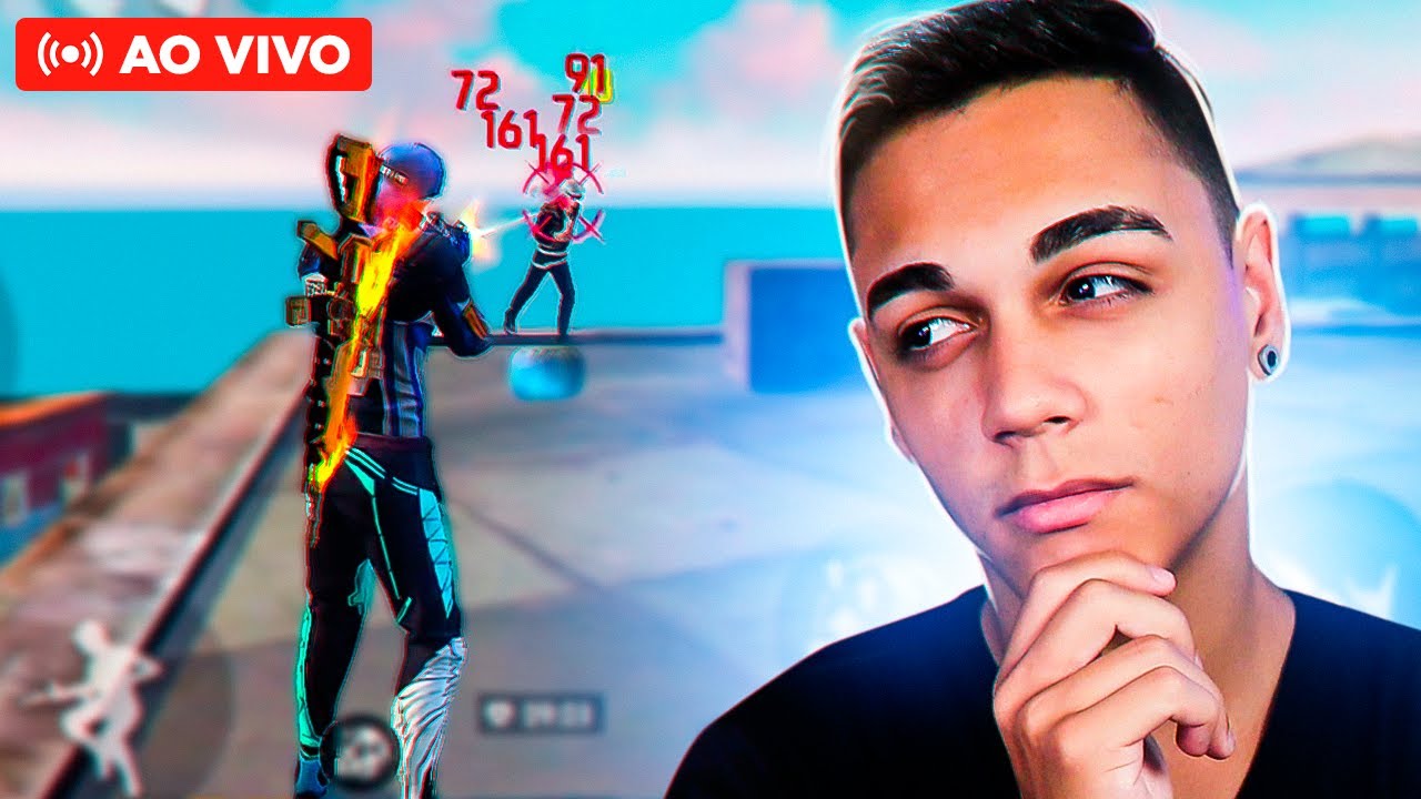 💙 FREITAS AO VIVO 💙 TO COM A MELHOR MIRA HOJE?! 💙 FREE FIRE MOBILE 💙 ...