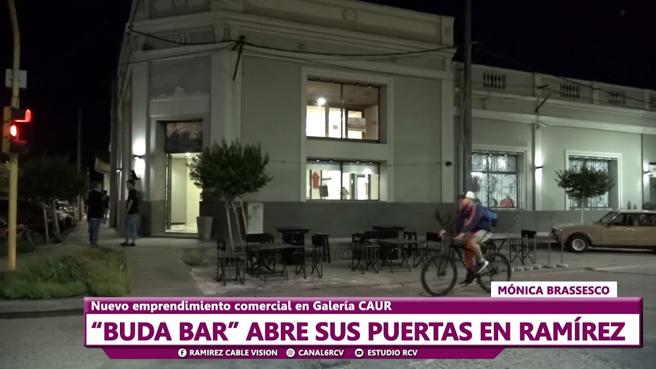 Buda Bar abrió sus puertas en Ramírez - YouTube