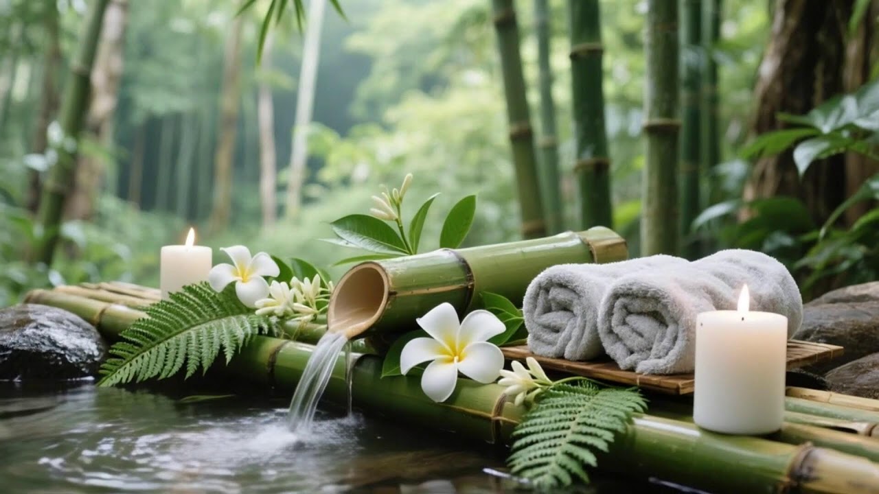 Relaxing Spa Music 🍃 with Water Sounds | Deep Healing & Stress Relief ...
