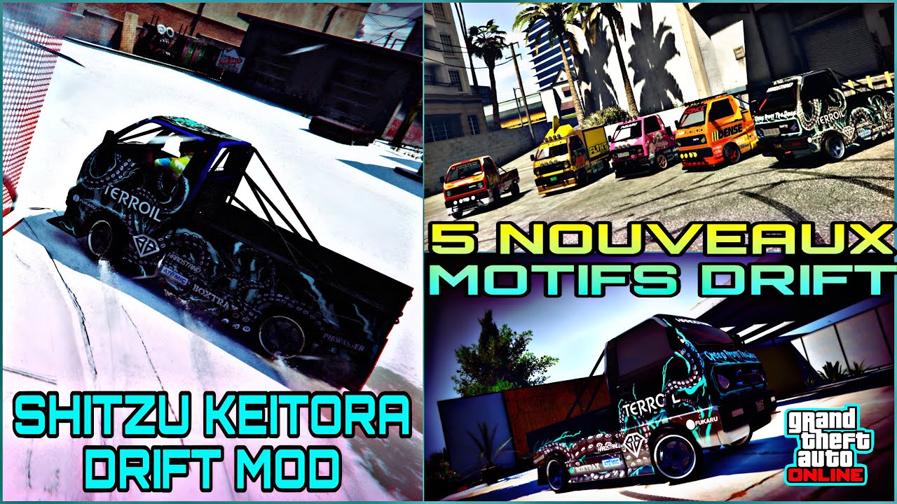 [DLC] 5 NEW MOTIFS & DRIFT MOD POUR LE SHITZU KEITORA SUR GTA ONLINE ...