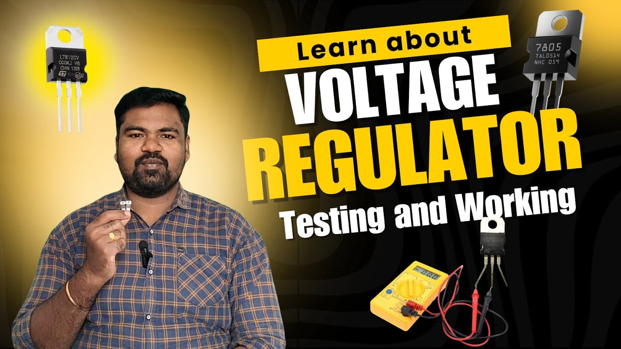 Voltage Regulator Testing and working using multimeter - YouTube