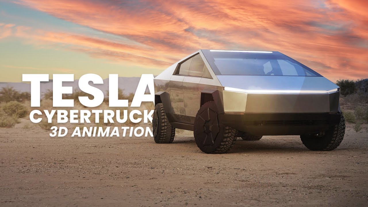Tesla Cybertruck | 3D Animation - YouTube