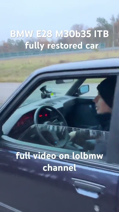 Bmw e28 m30b35 ITB - YouTube