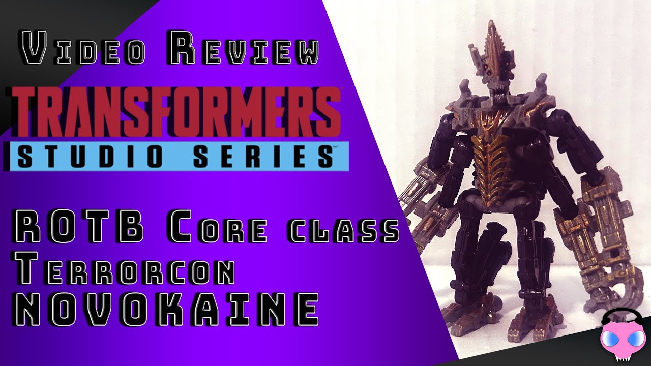 VIDEO REVIEW: Transformers Studio Series - ROTB Core Class Terrorcon ...