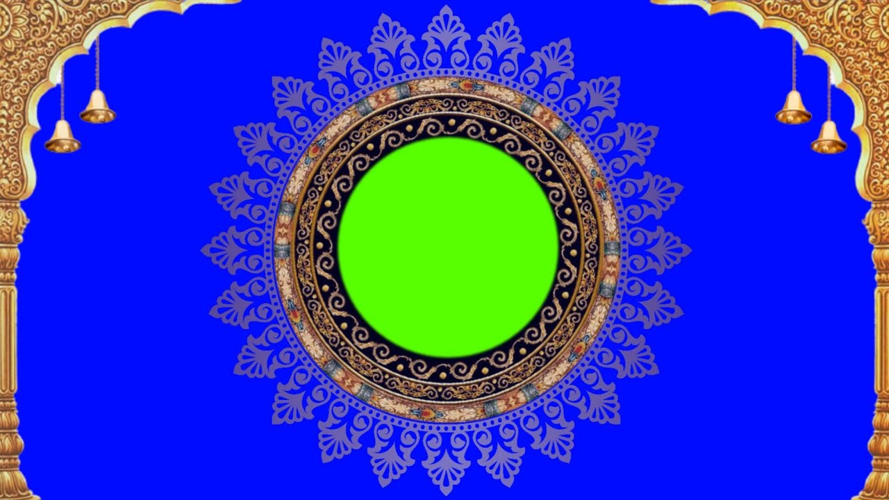HD devotional Animated background video green screen|| template video ...