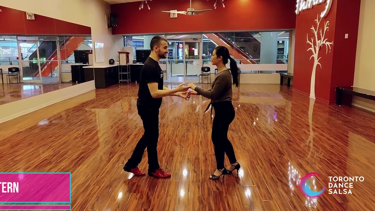 TDS Salsa Beginner Turn Pattern with Aleks and Shelley - YouTube