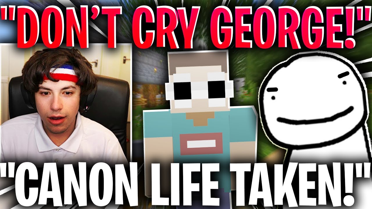 GeorgeNotFound CRYING AFTER LOSING CANON LIFE! (dream smp) - YouTube