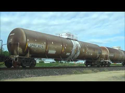 KCSM #4509 Leads North Bound Manifest Freight Train - YouTube
