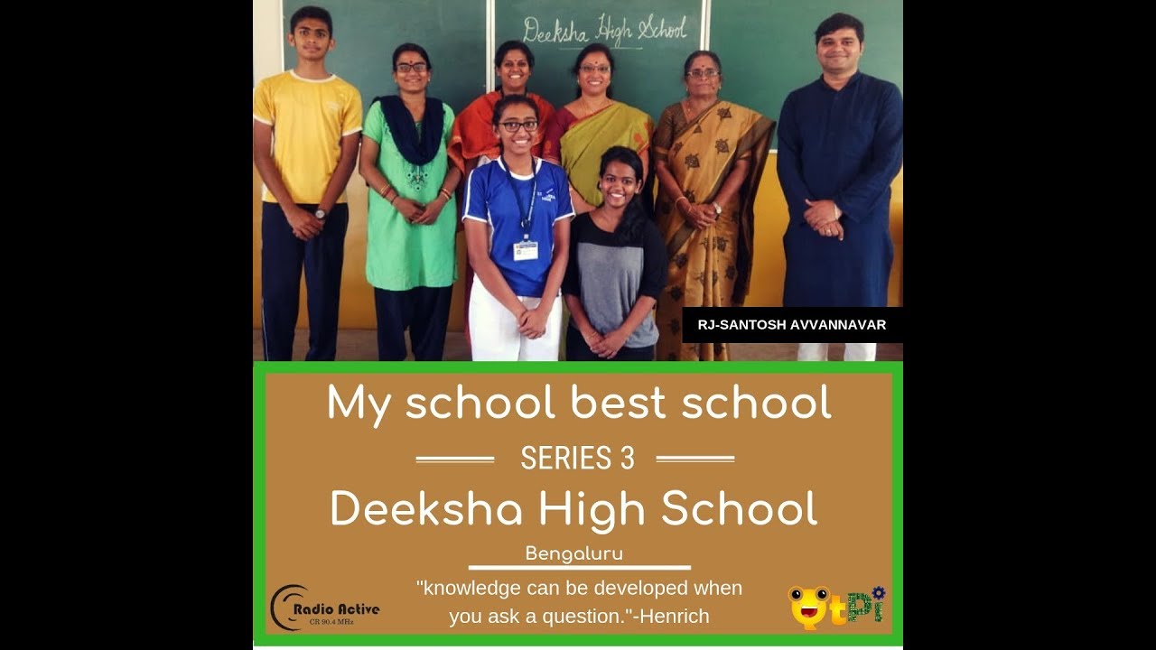 My School Best School Series 3 - Deeksha High School - RJ Santosh ...