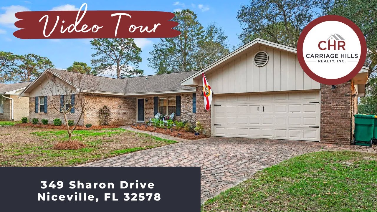 Carriage Hills Realty Video Tours - 349 Sharon Drive, Niceville - YouTube