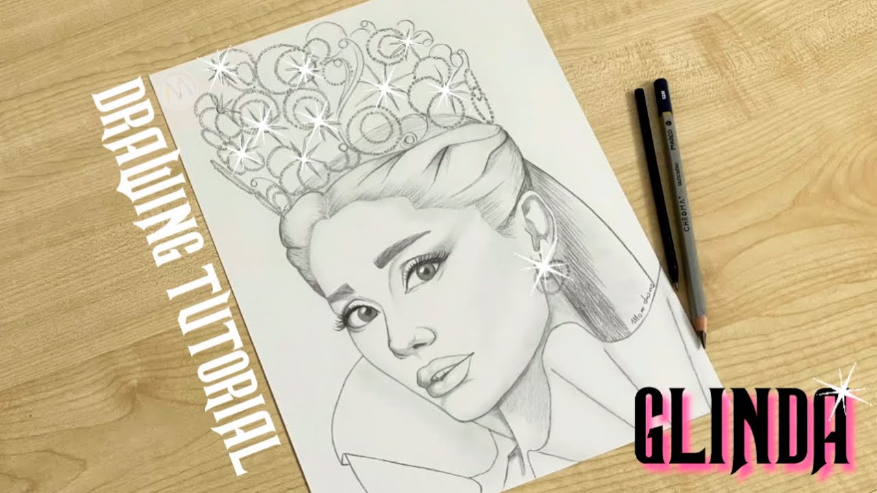 How to draw Wicked Glinda / How to draw Wicked characters - YouTube