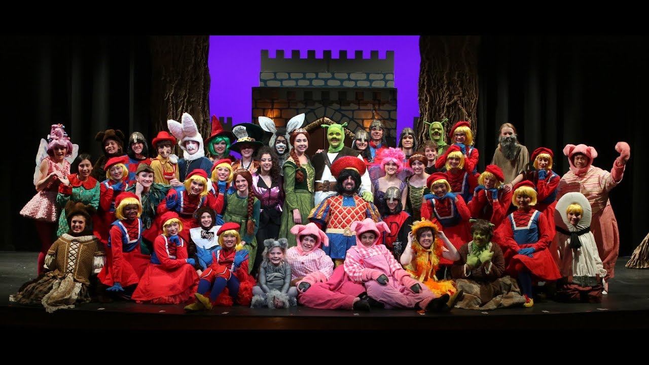 Shrek The Musical rehearsal at Gaston Day School - YouTube