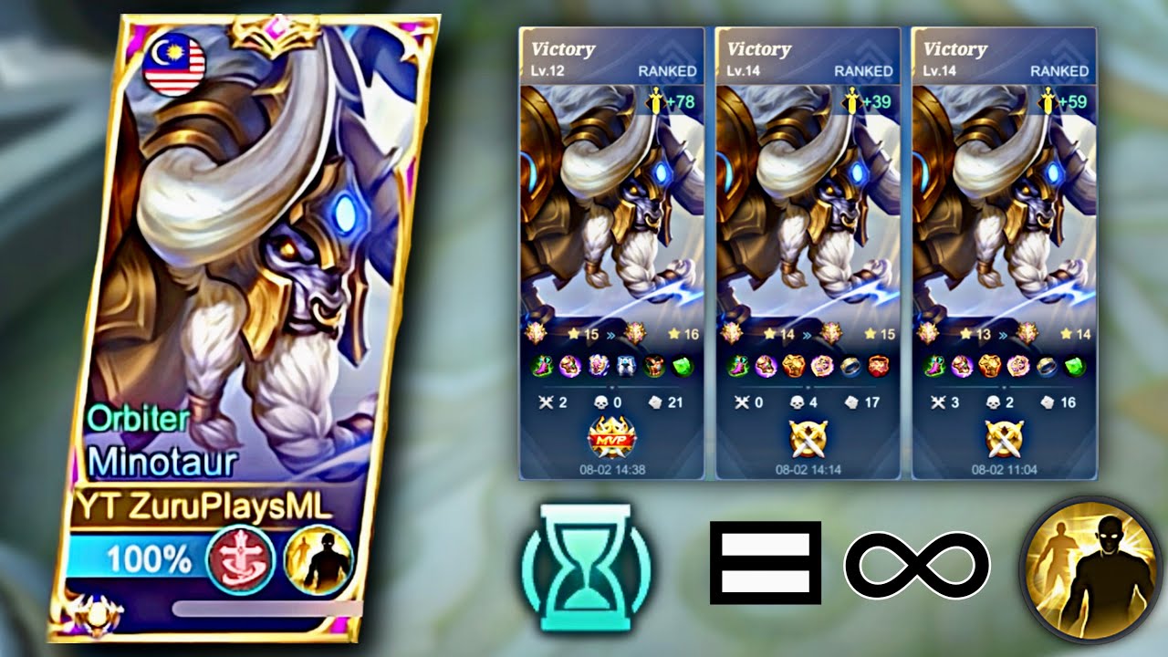 USE THIS EMBLEM TO GET 6 WIN-STREAK WITH MINOTAUR 💪 MINOTAUR BEST BUILD ...